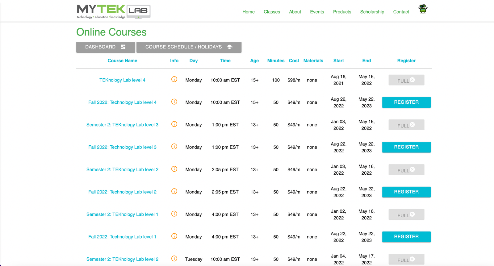 Programming Skills With MYTEK LAB Online Classes - Monkey And Mom